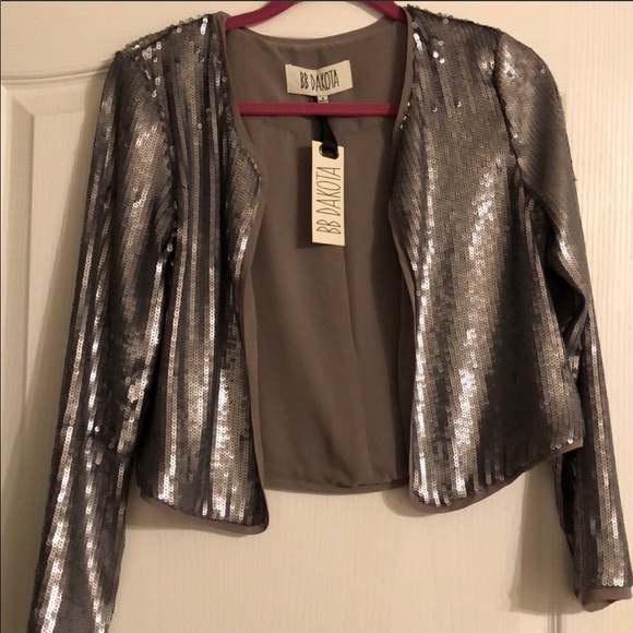 BB Dakota | Jackets & Coats | Bb Dakota Sequin Blazer Nwt | Poshmark